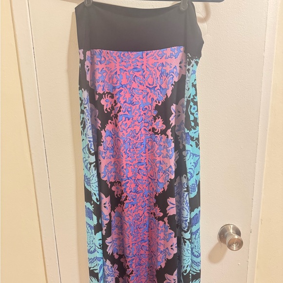 VENUS | Skirts | Venus Blackbluepink Long Maxi Skirt | Poshmark